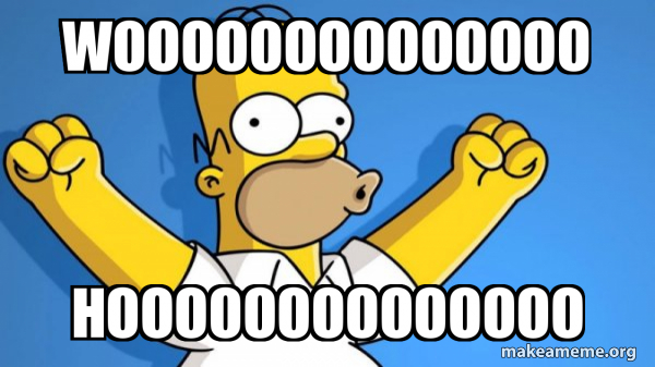 WOOOOOOOOOOOOOO HOOOOOOOOOOOOOO - Happy Homer Meme Generator