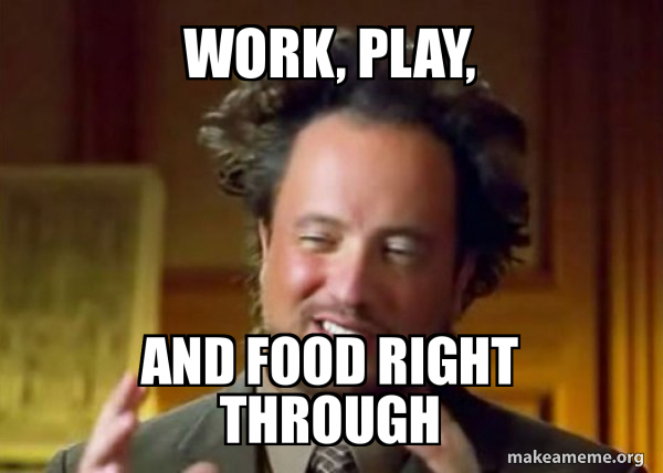 Work, play, and food right through - Ancient Aliens - Crazy History ...