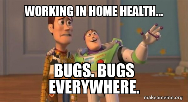 Working in Home Health... Bugs. Bugs Everywhere. - Buzz and Woody (Toy ...