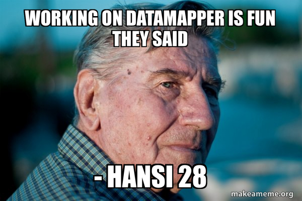 Working on datamapper is fun they said - Hansi 28 - Marriage Advice ...