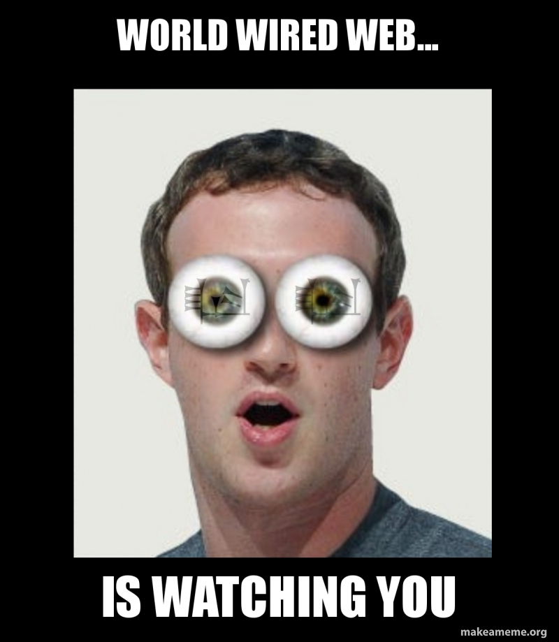 World wired web... Is watching you - Babylonokia Meme Generator