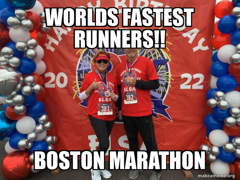 Worlds fastest runners!! BosTon marathon Meme Generator