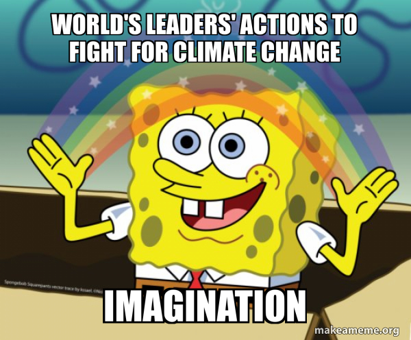 World's leaders' actions to fight for climate change IMAGINATION ...