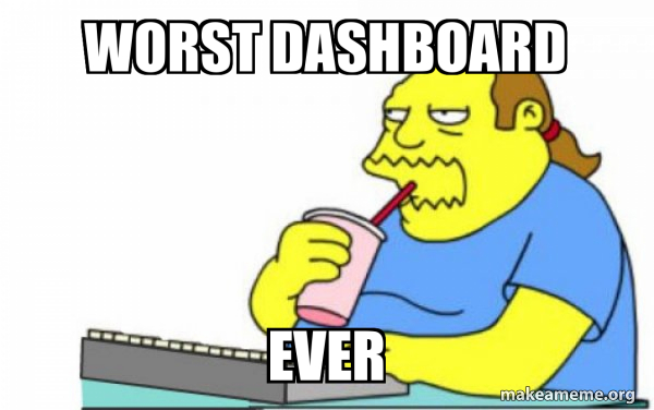Worst Dashboard ever - Worst Apocalypse Ever Meme Generator