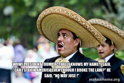WOW! PRESIDENT TRUMP ACTUALLY KNOWS MY NAME! I SAID, "CAN I STAY IN ...