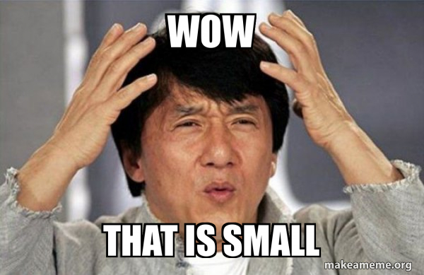 wow that is small - Jackie Chan Why? Meme Generator