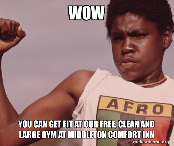 Wow You Can Get Fit At Our Free Clean And Large Gym At Middleton