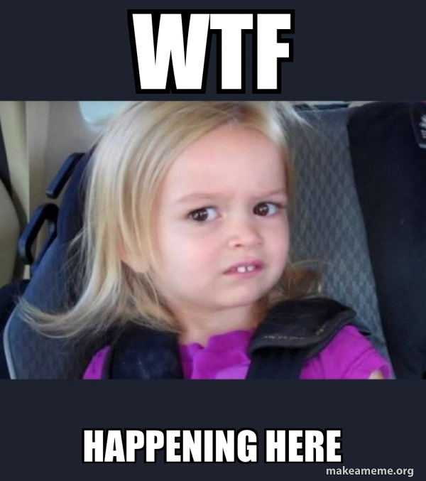 WTF happening here - Side-Eyes Chloe Meme Generator