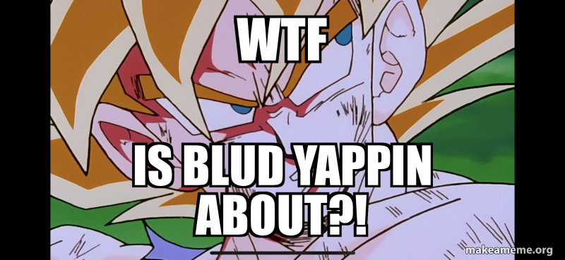 Wtf Is blud yappin about?! Meme Generator