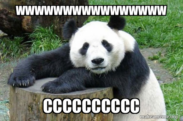 wwwwwwwwwwwwwwww cccccccccc - Confession Panda Meme Generator
