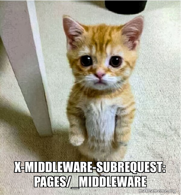 x-middleware-subrequest: pages/_middleware - Cute Cat Standing Meme ...