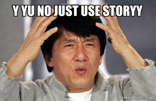 Y yu no Just use Storyy - Jackie Chan Why? Meme Generator
