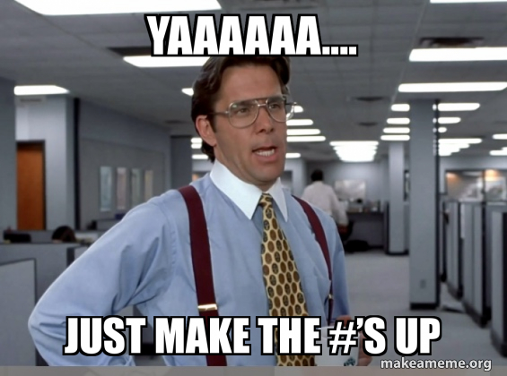 Yaaaaaa.... Just make thE #â€™S up Meme Generator