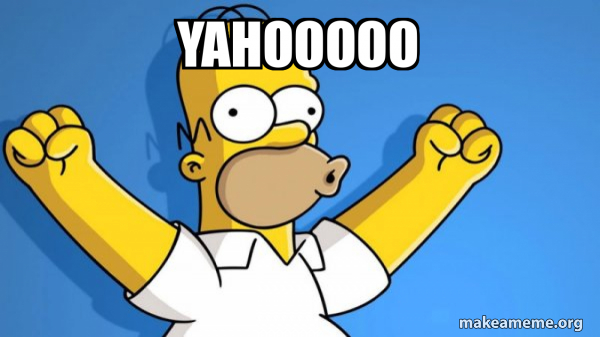 YAHOOOOO - Happy Homer Meme Generator