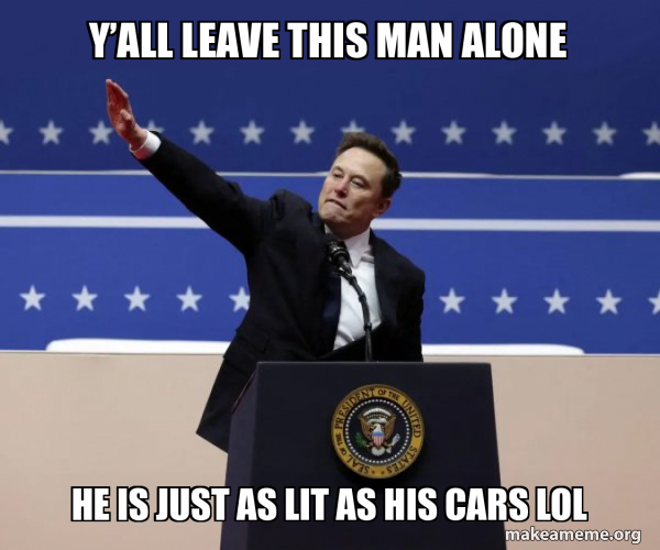 Y’all leave this man alone He is just as lit as his cars LOL - Nazi ...