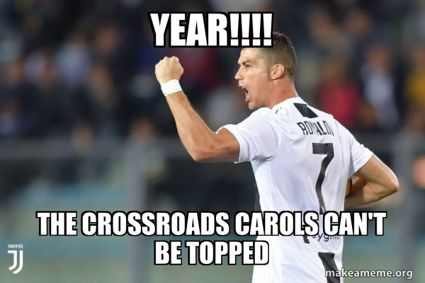 Year!!!! The Crossroads Carols can't be topped - Cristiano Ronaldo ...