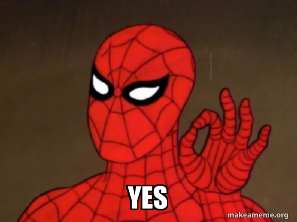 YES - Spiderman - Care factor Zero Meme Generator