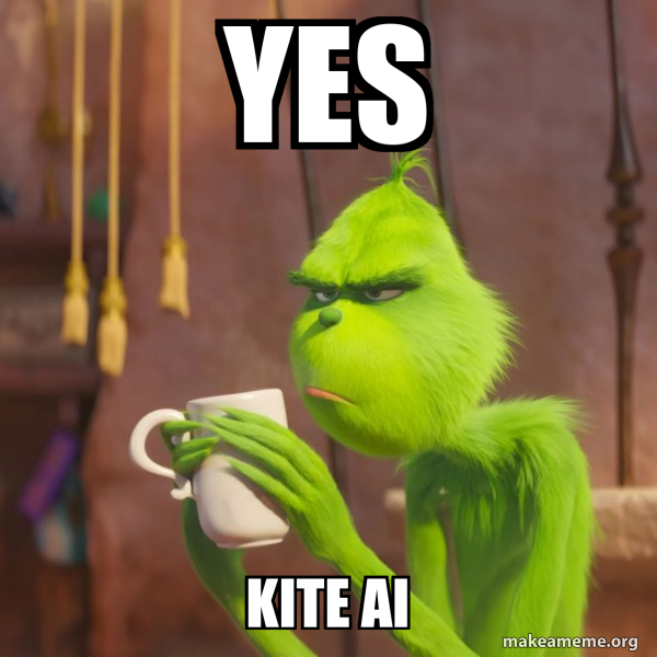 YES KITE AI - Grinch Meme Generator