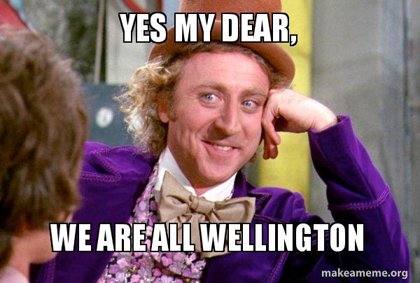 Yes my dear, we are all Wellington - Condescending Wonka Meme Generator