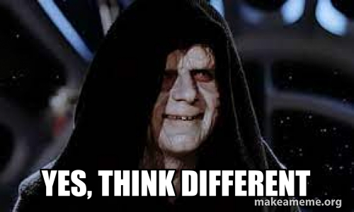Yes, think Different Meme Generator
