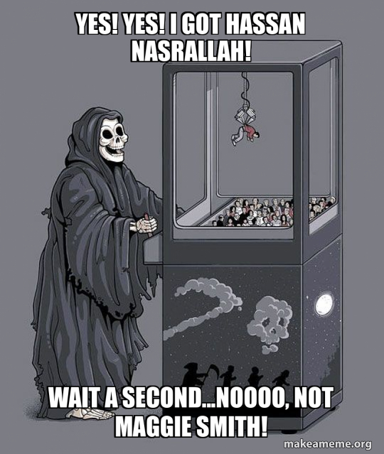 Yes! yes! i got hassan nasrallah! wait a second...noooo, not maggie ...