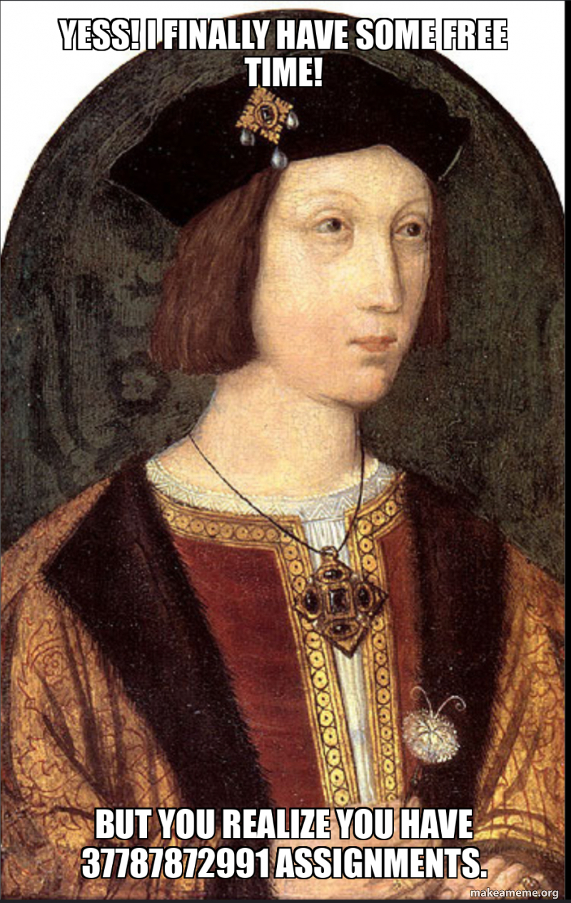 Yess! I finally have some free time! But you realize you have ...