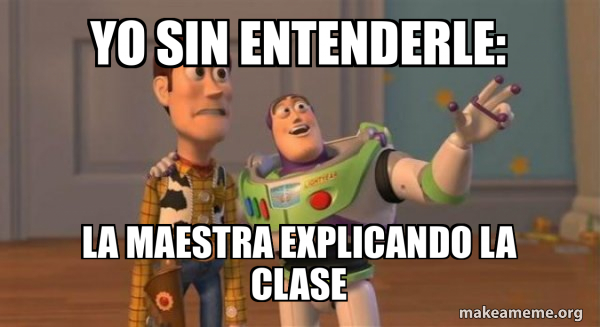 Yo sin entenderle: La maestra explicando la clase - Buzz and Woody (Toy ...
