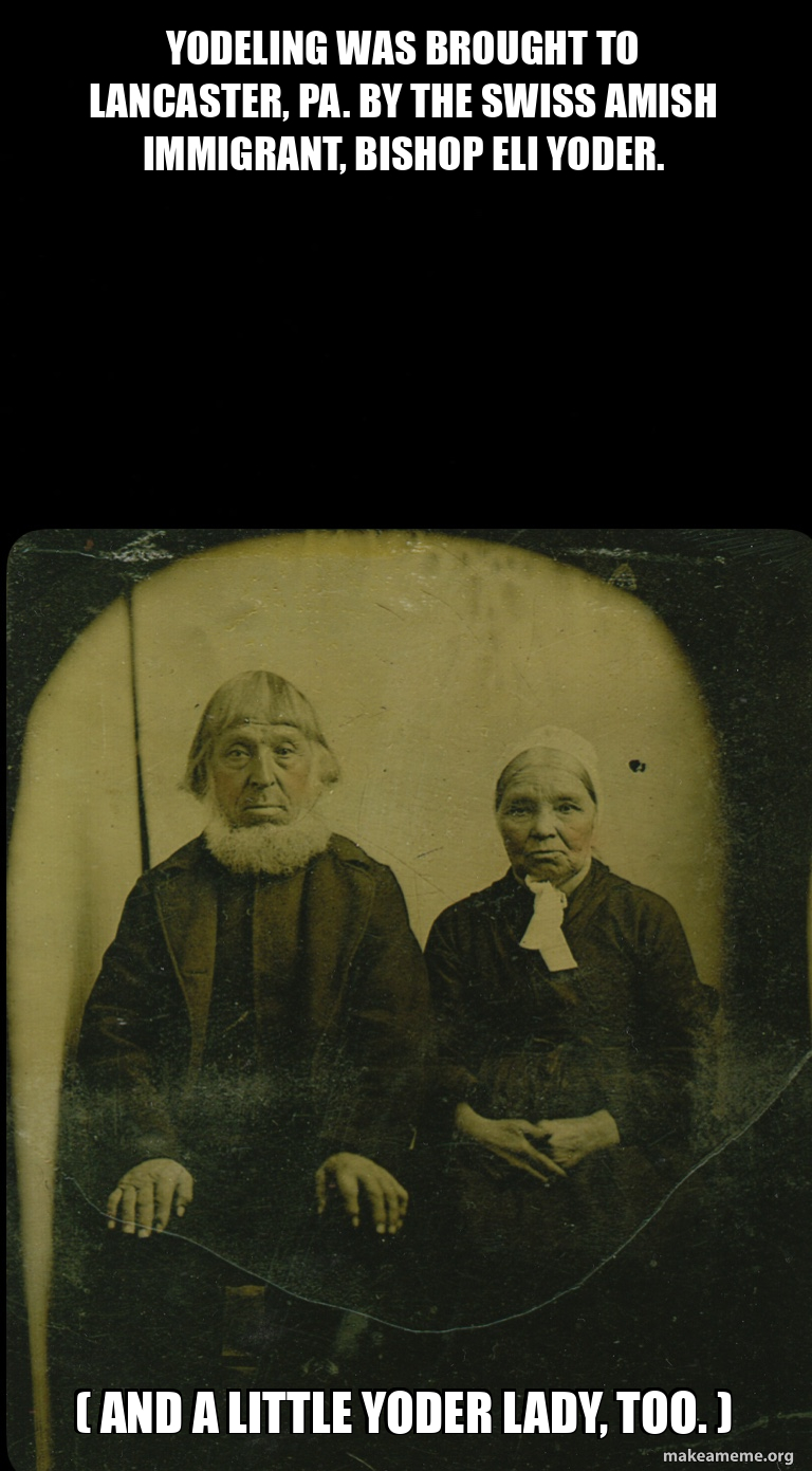 Yodeling was brought to lancaster, pa. By the swiss amish immigrant ...