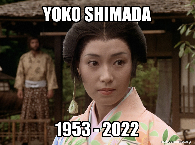 YOKO SHIMADA 1953 - 2022 Meme Generator