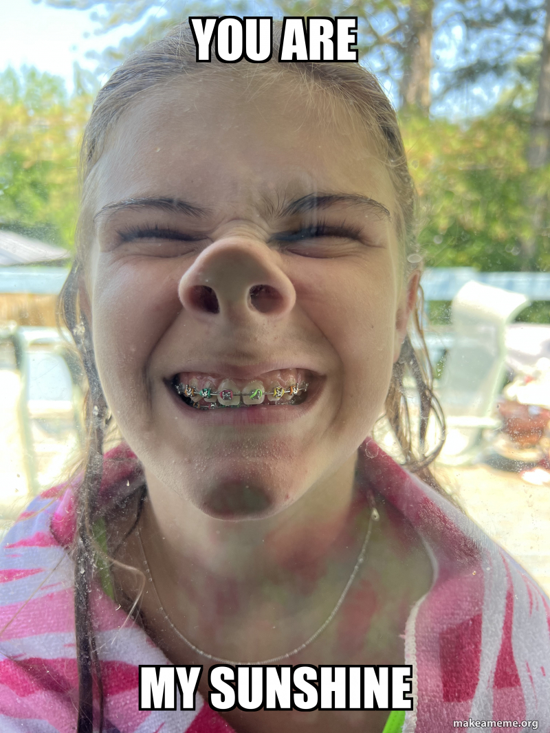 You are My sunshine Meme Generator