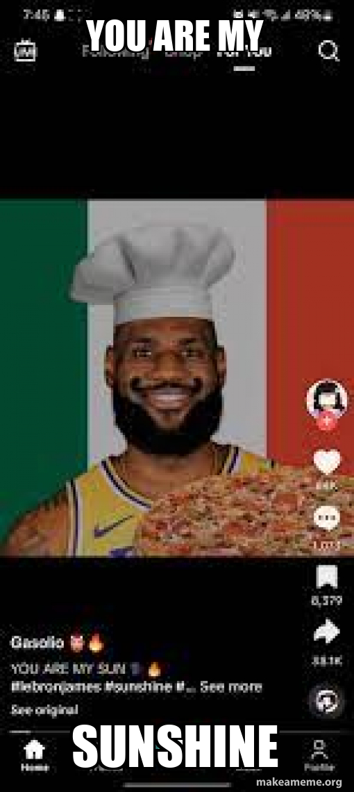 you are my sunshine Meme Generator