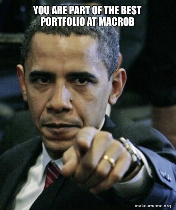 YOU ARE PART OF THE BEST PORTFOLIO AT MACROB - Angry Obama Meme Generator