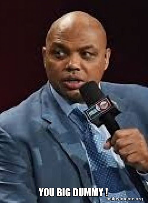 you big dummy ! Meme Generator