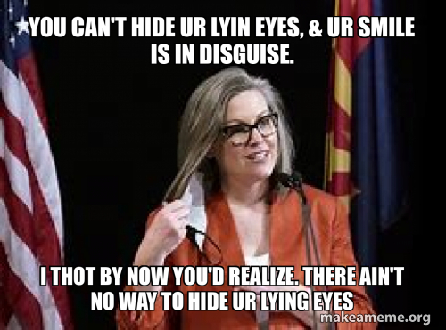 you can't hide ur lyin eyes, & ur smile is in disguise. i thot by now ...