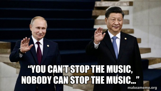 “You can’t stop the music, nobody can stop the music…” Meme Generator