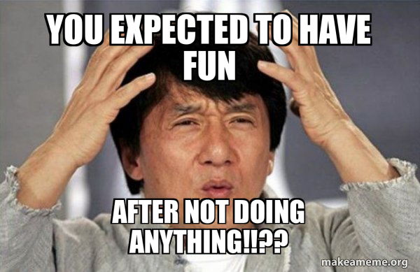 You expected to have fun after not doing anything!!?? - Jackie Chan Why ...