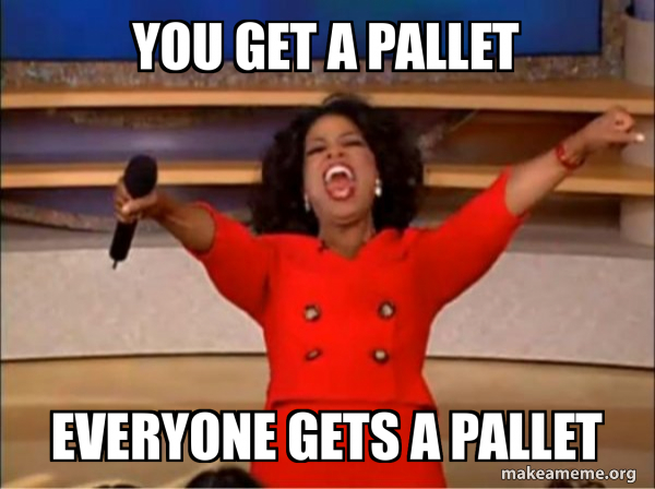 you get a pallet everyone gets a pallet - Oprah Winfrey - You Get a Car ...