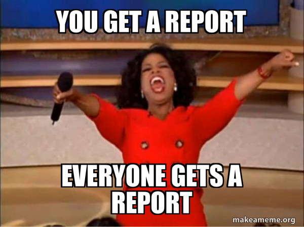 You Get A Report Everyone Gets a Report - Oprah Winfrey - You Get a Car ...
