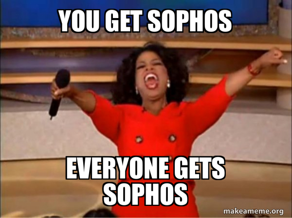 You Get Sophos everyone gets Sophos - Oprah Winfrey - You Get a Car ...