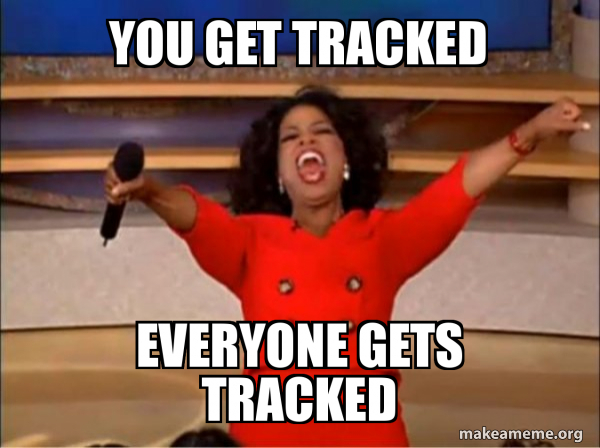 YOU GET TRACKED EVERYONE GETS TRACKED - Oprah Winfrey - You Get a Car ...