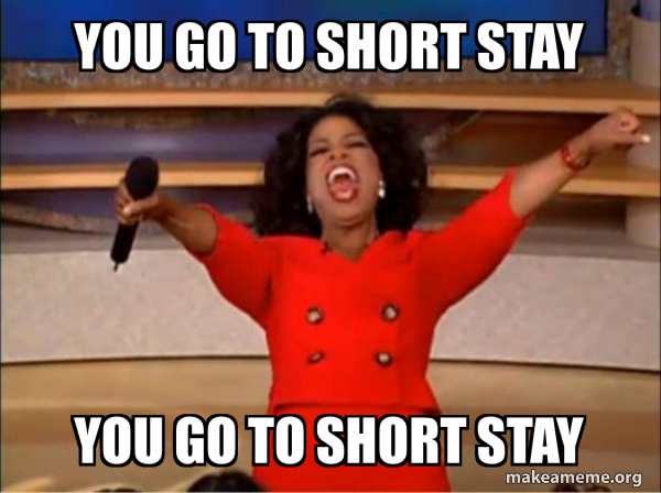 You go to short stay You go to short stay - Oprah Winfrey - You Get a ...