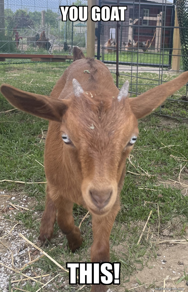 You goat this! Meme Generator