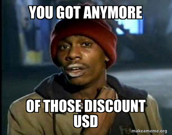 You got anymore of those discount usd - Dave Chappelle Junkie Y'all Got ...