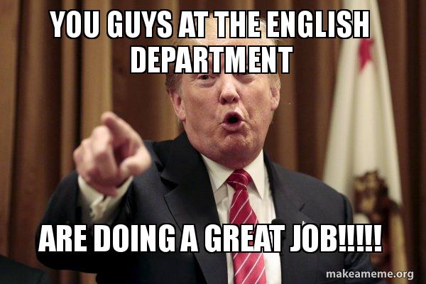 English Professor Meme