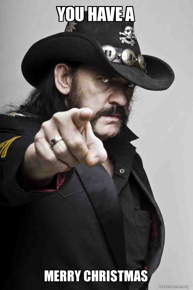 you have a merry christmas Meme Generator