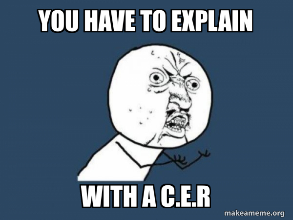 You have to explain With a C.E.R - Y U No Meme Generator