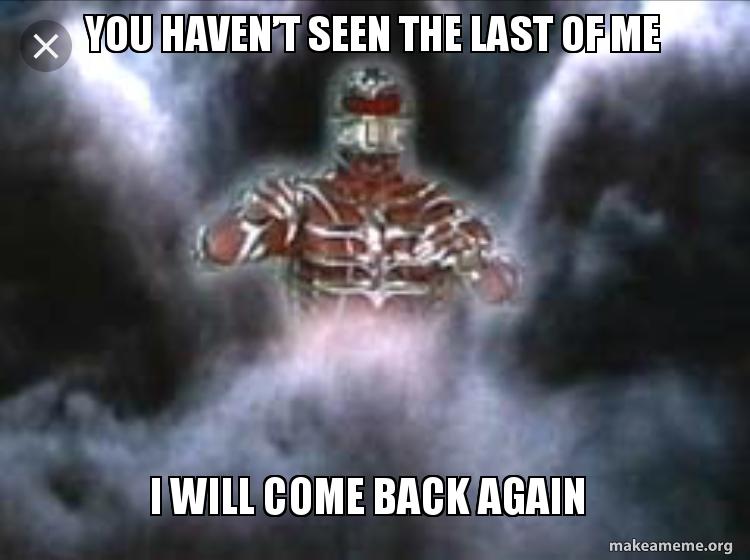 You havenâ€™t seen the last of me I will come back again - Lord Zedd ...