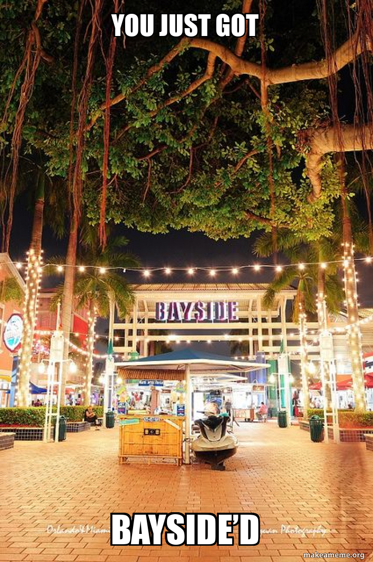 YOU JUST GOT BAYSIDE’D Meme Generator