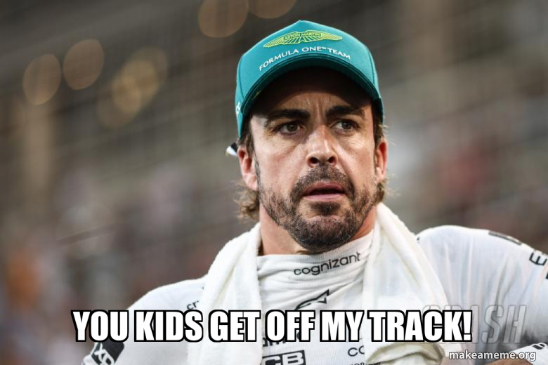 You kids get off my track! Meme Generator