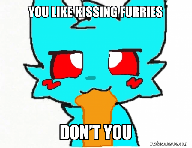 You like kissing furrieS Don’t you Meme Generator